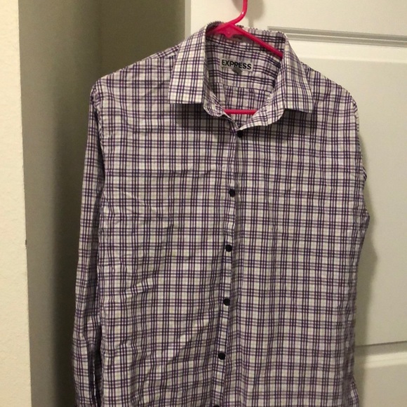 Express | Shirts | Mens Fitted Dress Shirt | Poshmark